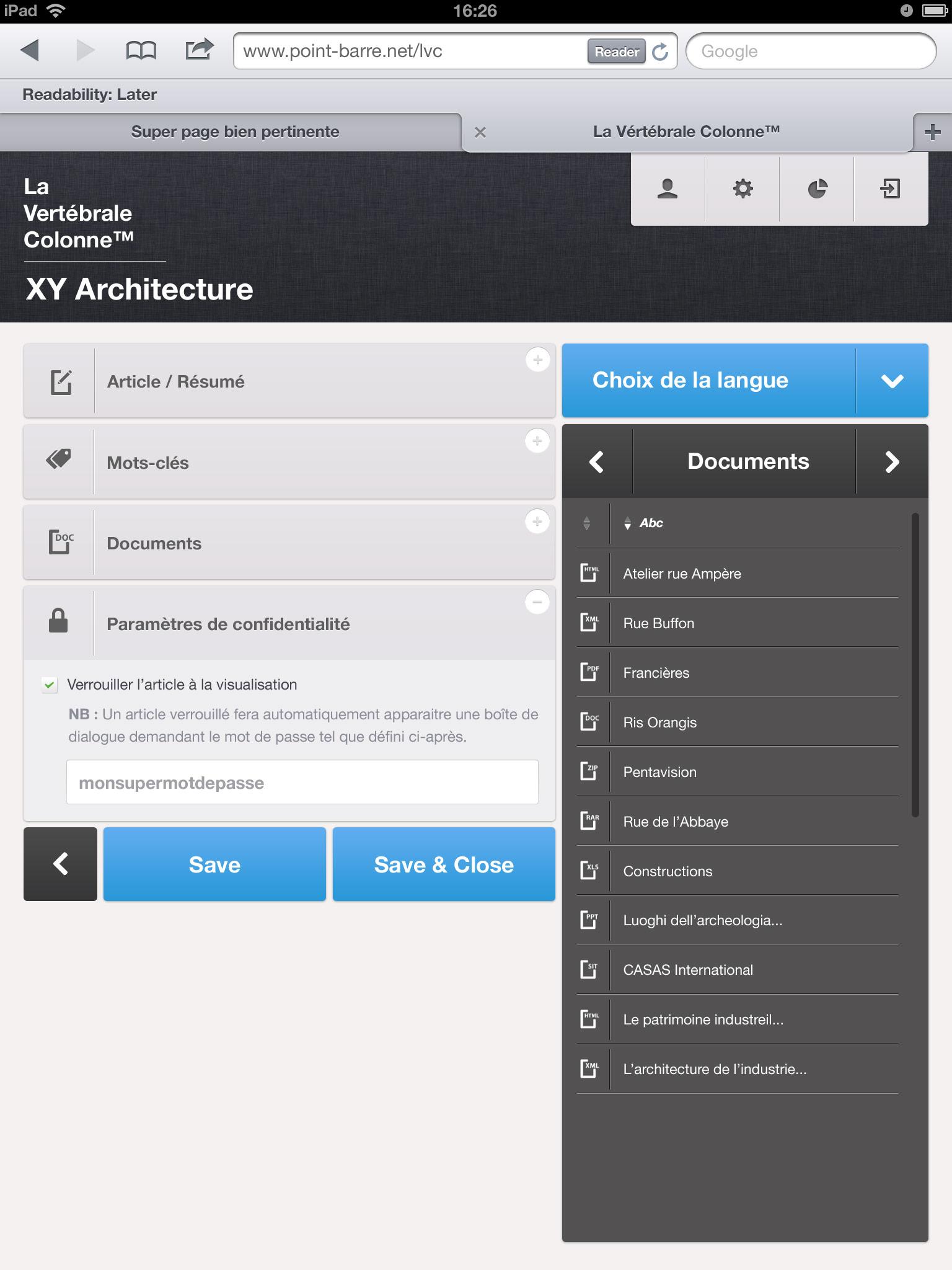 La Vertébrale Colonne™ – Ronan Quidu – Designer d'interfaces graphiques